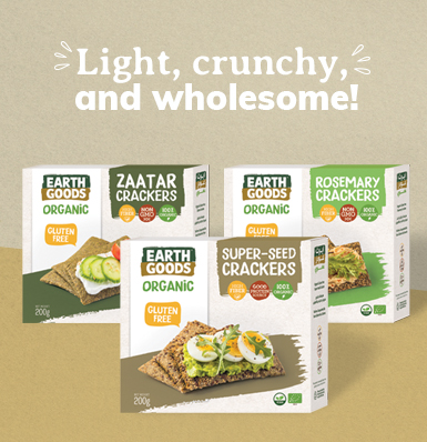 Organic Gluten-Free Crackers | Zaatar, Seeds & Rosemary | Earth Goods ...
